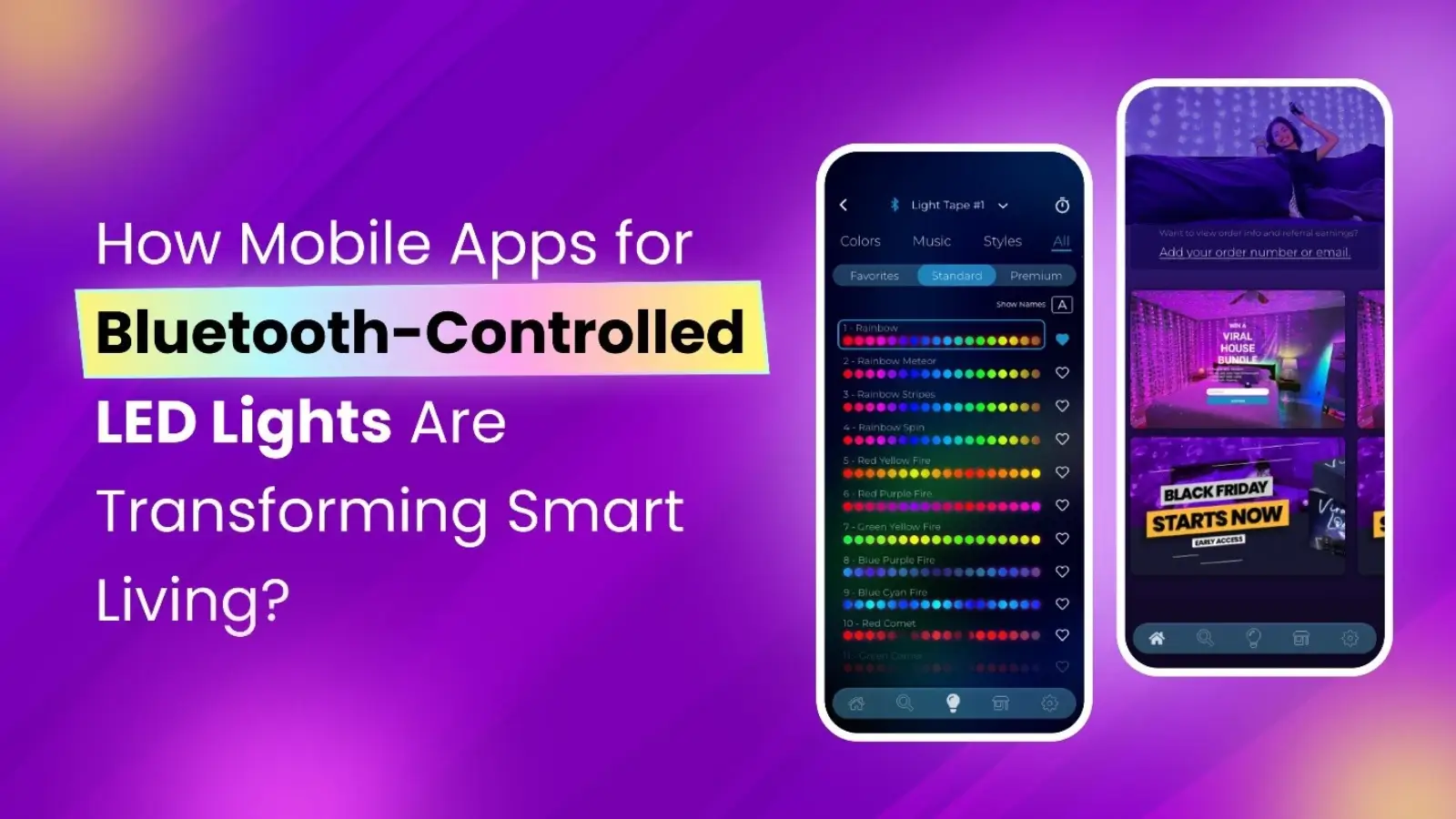 How Mobile Apps for Bluetooth-Controlled LED Lights Are Transforming Smart Living?